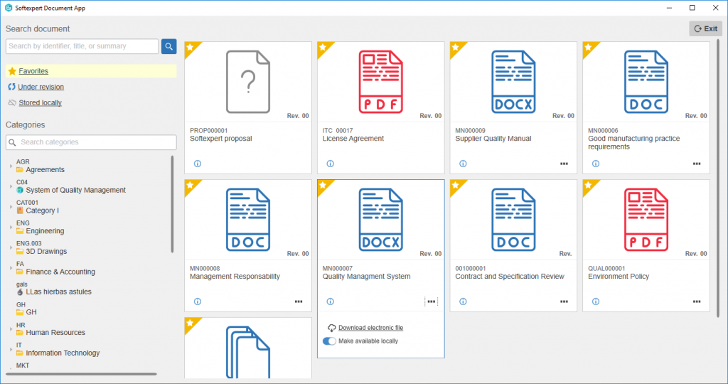 SE Document App: Access to documents without relying on an Internet connection - SoftExpert Blog