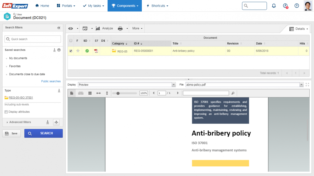 SoftExpert Document: File conversion with Aspose
